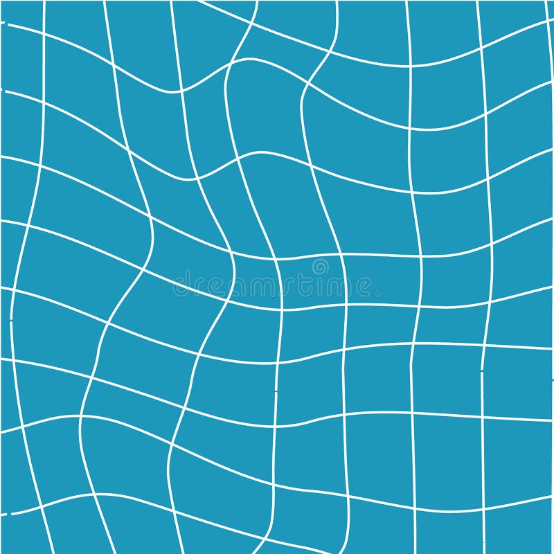 Psychedelic Checkerboard Background. Wavy Vector Illustrations, Trendy ...