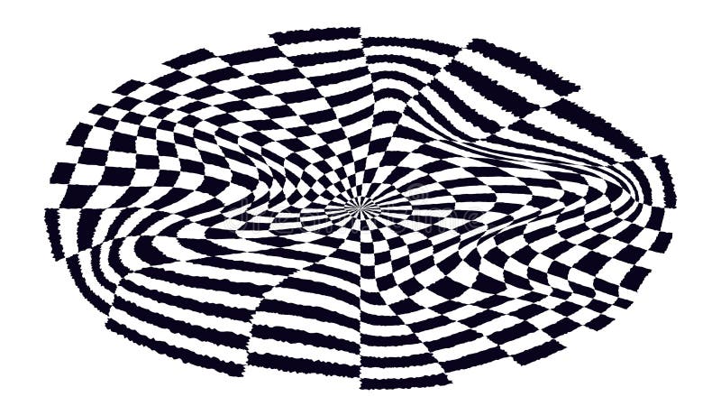 Psychedelic Checkerboard Pattern Stock Vector - Illustration of ...