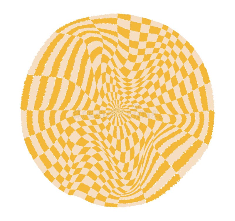 Psychedelic Checkerboard Poster Stock Vector - Illustration of optical ...