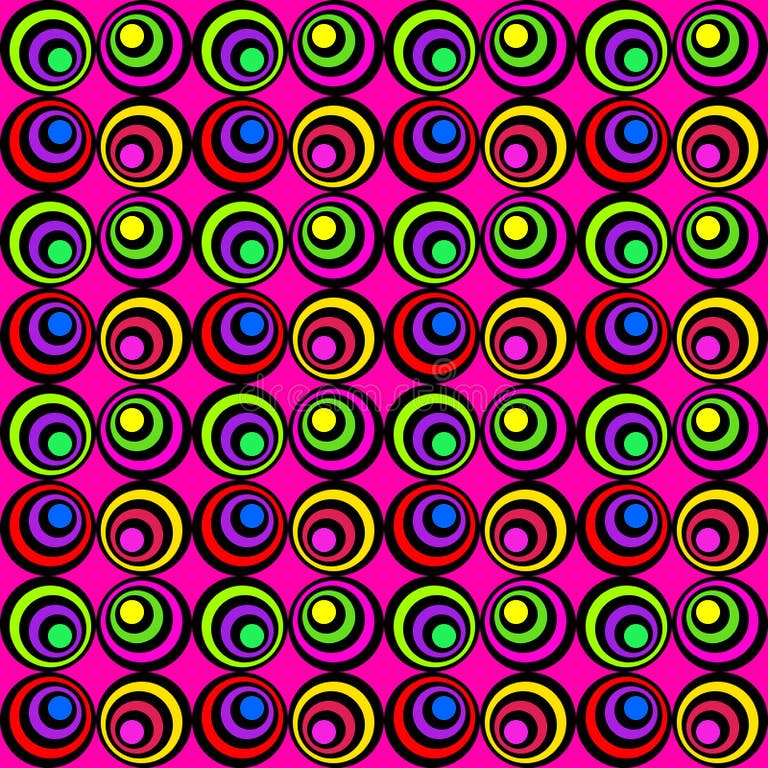 Psychedelic Circles Stock Illustrations – 7,317 Psychedelic Circles ...