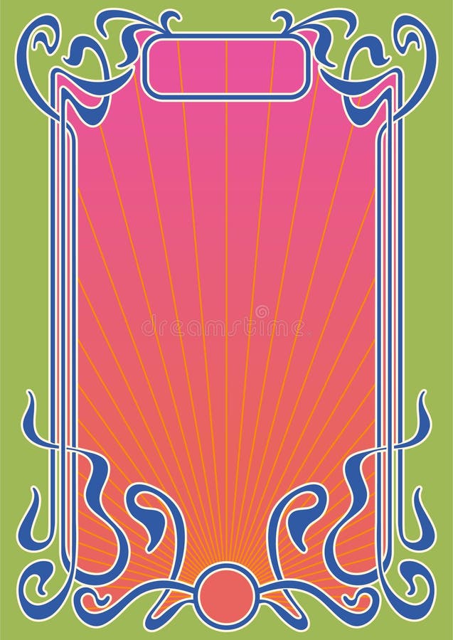Psychedelic Nouveau Stock Illustrations – 233 Psychedelic Nouveau Stock ...