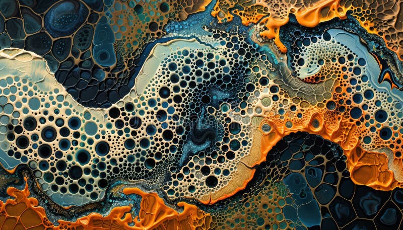 Psychedelic Colored Abstract Wave Art Background by Blending Irregular ...