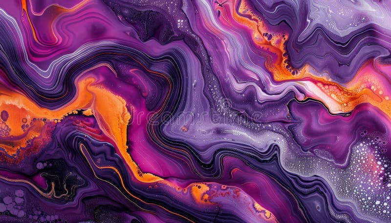 Psychedelic Colored Abstract Wave Art Background by Blending Irregular ...