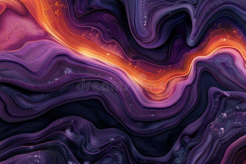 Psychedelic Colored Abstract Wave Art Background by Blending Irregular ...