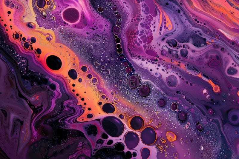 Psychedelic Colored Abstract Wave Art Background by Blending Irregular ...