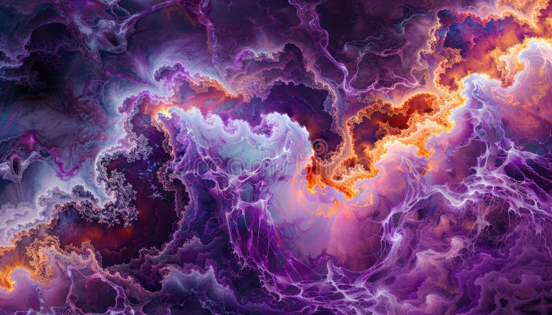 Psychedelic Colored Abstract Wave Art Background by Blending Irregular ...