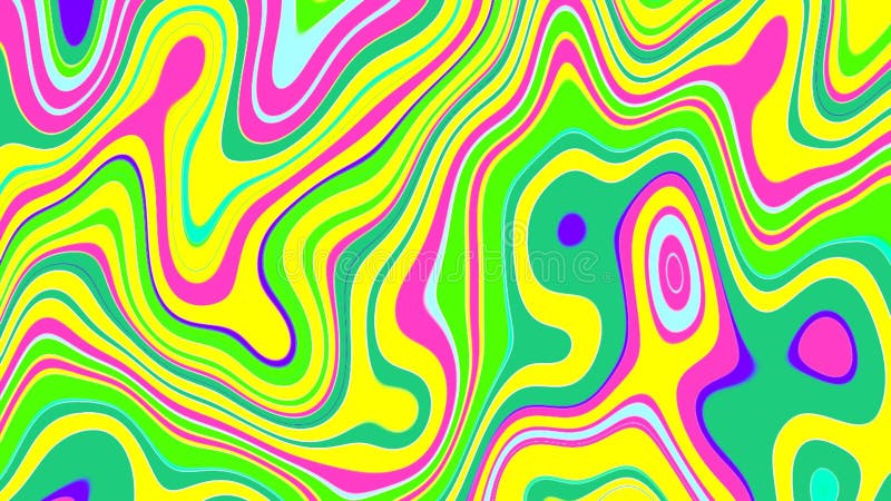 Psychedelic Colorful Abstract Wave Pattern for Modern Design and Art ...