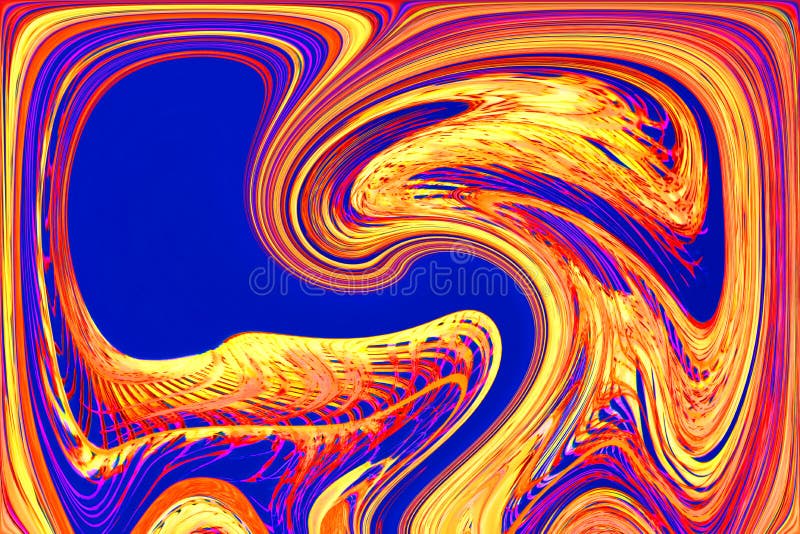 Psychedelic colors stock illustration. Illustration of painting - 82035