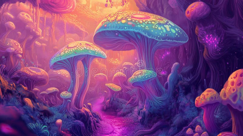 Psychedelic art stock photo. Image of design, futuristic - 332232850