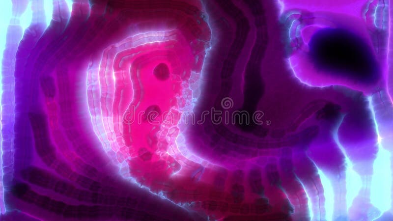 Psychedelic Curved Lines with Colorful Energy Pulses. Motion. Colorful ...