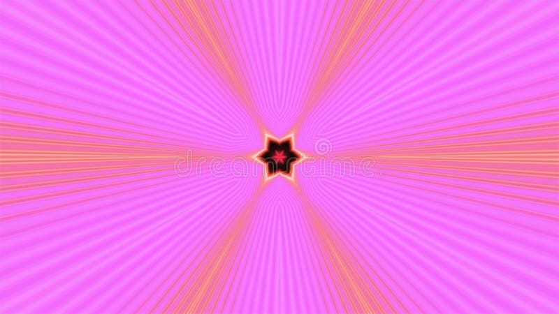 Psychedelic 3d Animation with Flashing Lights and Lines. Motion. Bright ...