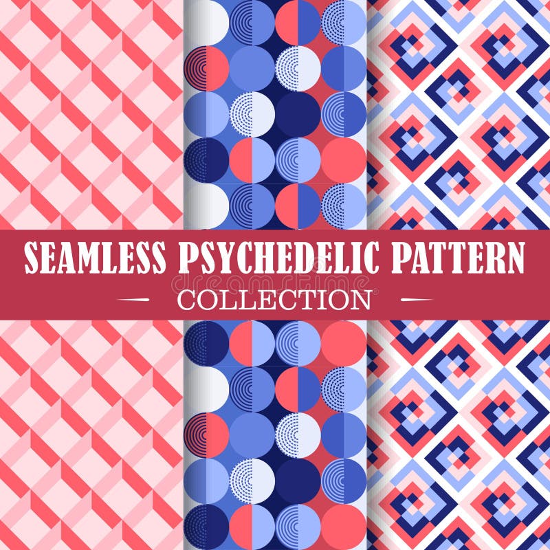 Psychedelic design pattern stock vector. Illustration of culture ...