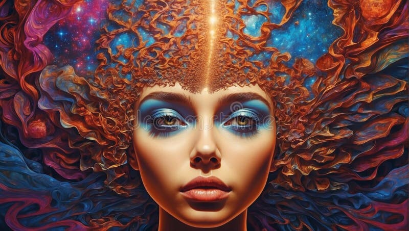 Psychedelic dmt depression stock illustration. Illustration of abstract ...