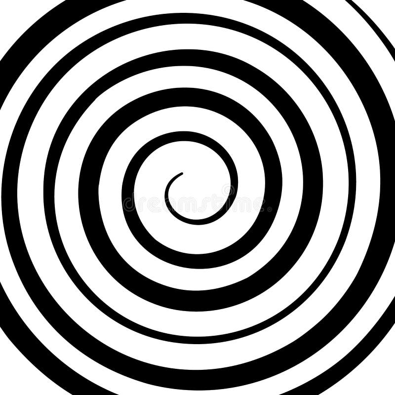 Psychedelic Figure of a Spiral, Circulation. Flat Vector Stock ...