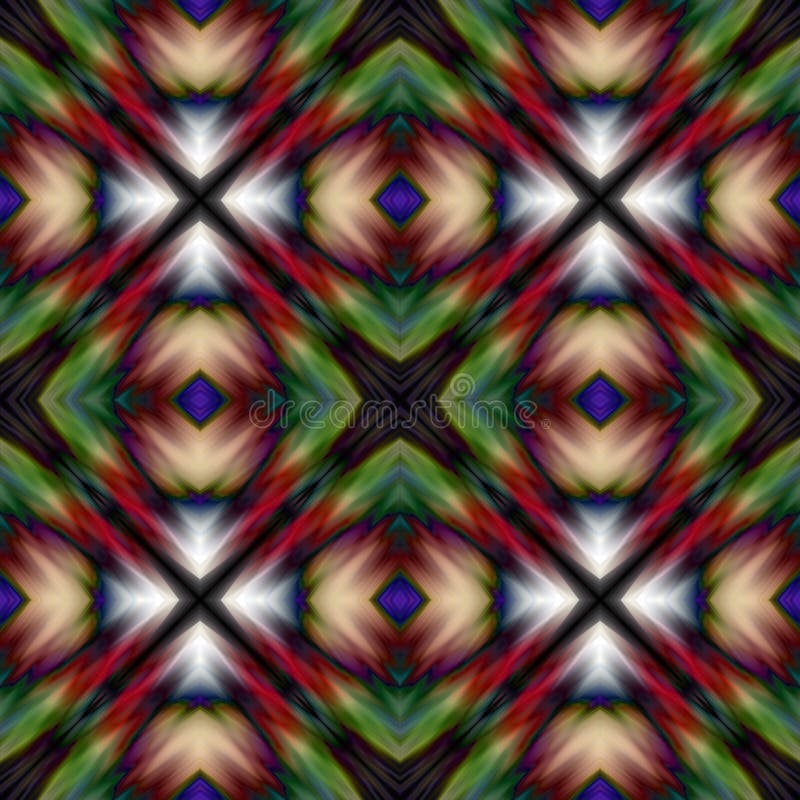 Psychedelic Geometric Pattern. Abstract Background for Design Stock ...