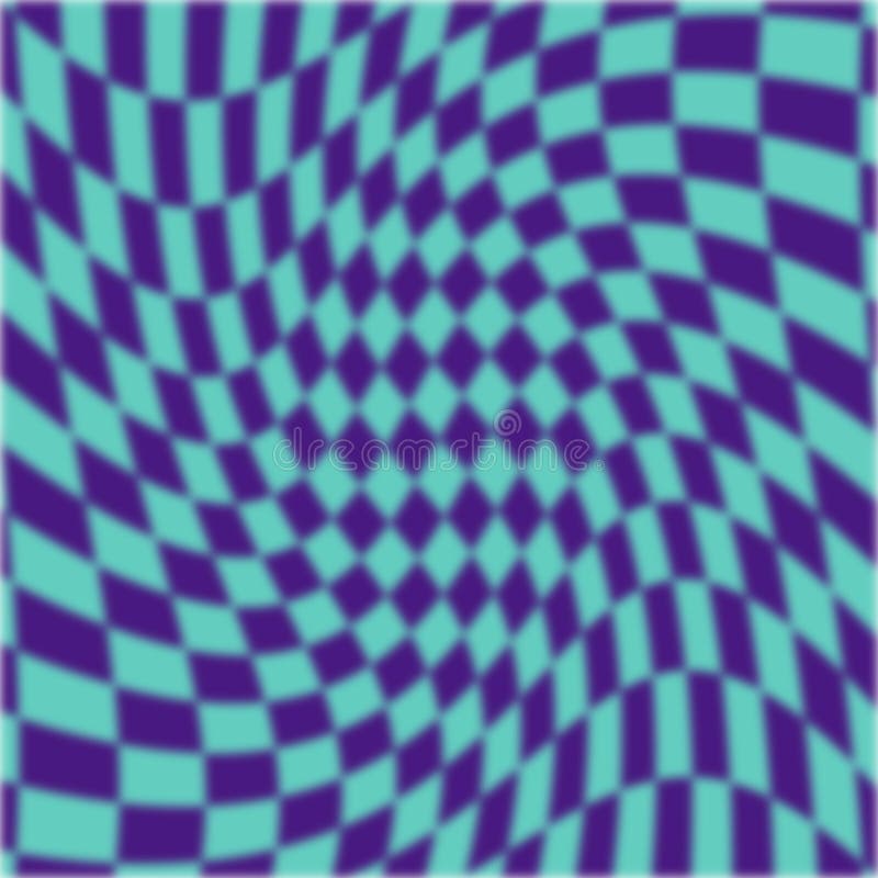 Psychedelic Geometric Pattern with Squares Stock Vector - Illustration ...