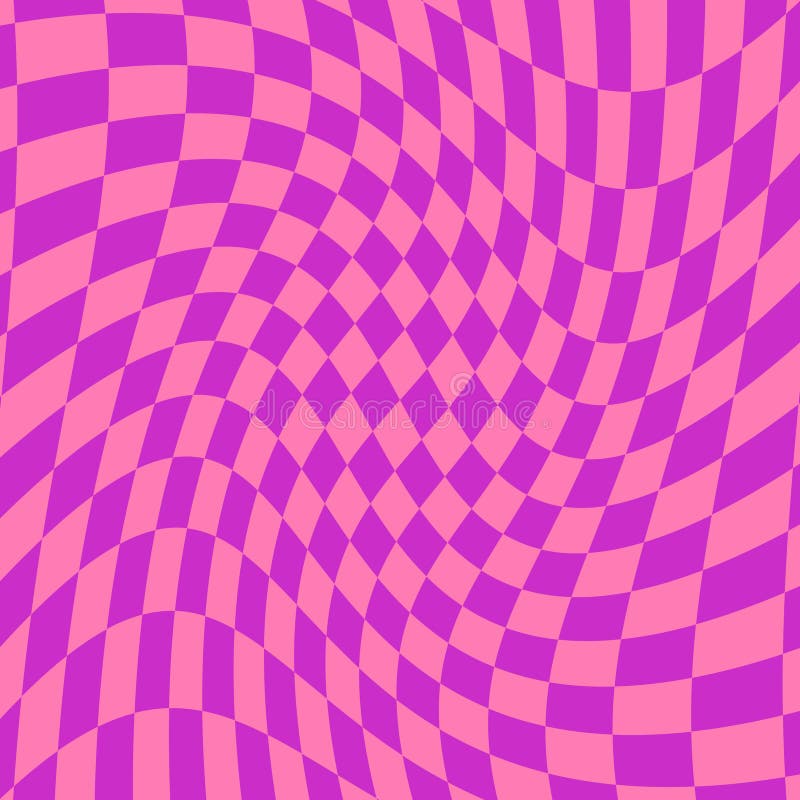 Psychedelic Geometric Pattern with Squares Stock Vector - Illustration ...