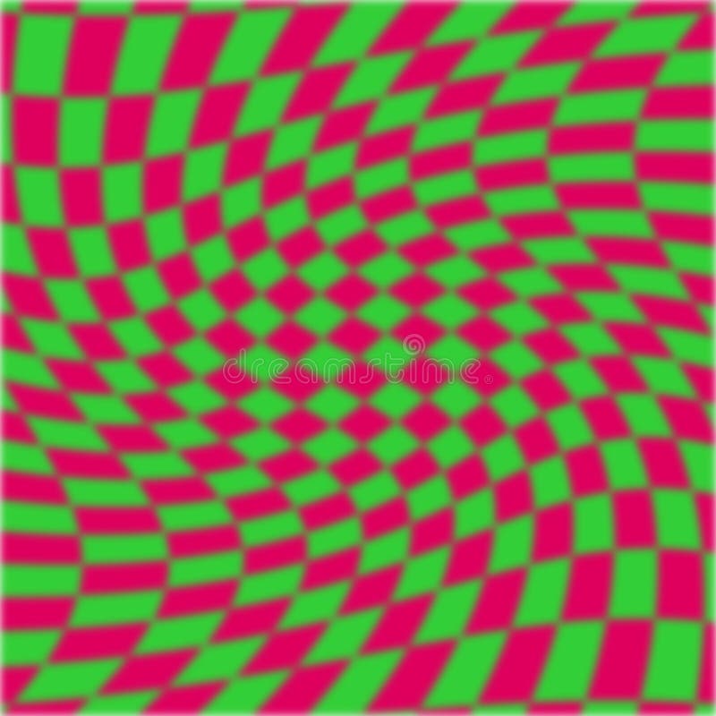 Psychedelic Geometric Pattern with Squares Stock Vector - Illustration ...