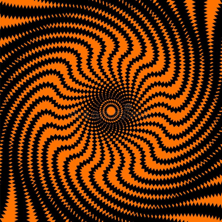Psychedelic Hypnotic Spiral Pattern for Halloween Stock Vector ...