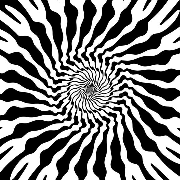 Psychedelic Hypnotic Spiral Pattern Hypnosis Swirl Stock Vector ...