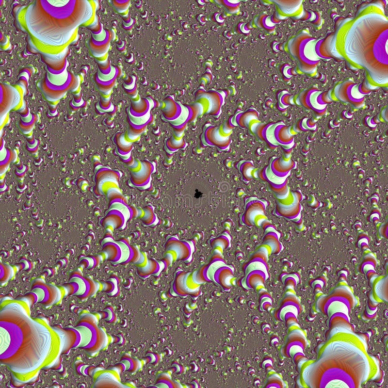 Psychedelic Infinite Colorful Fractal Skeletal Structures Stock ...