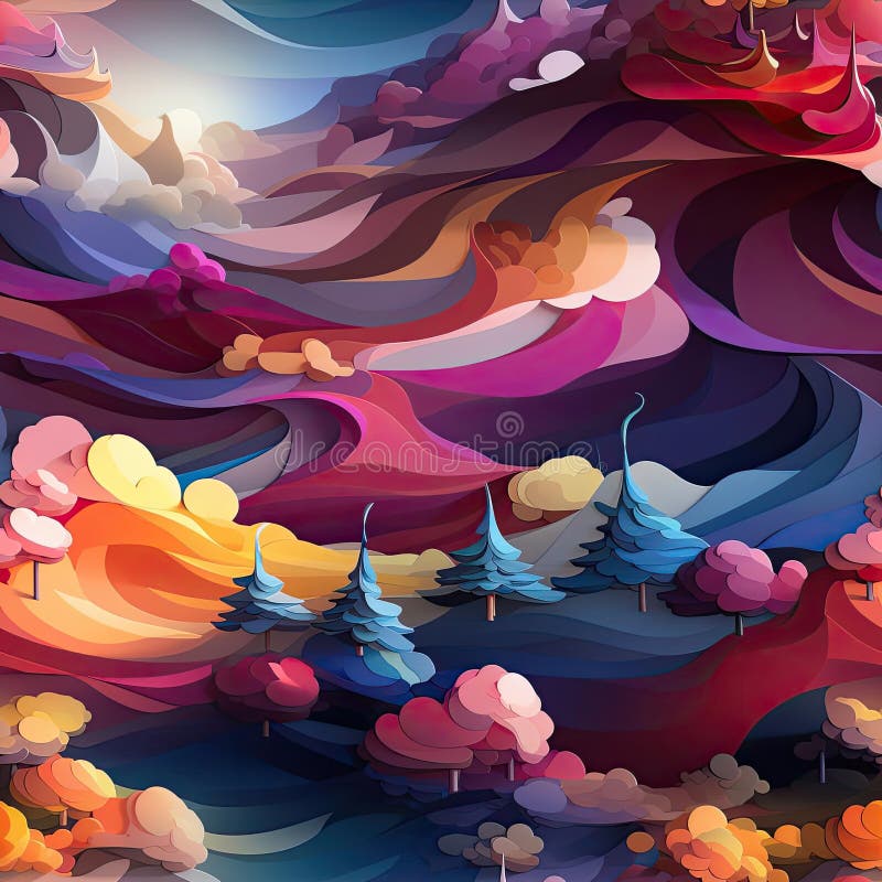 Psychedelic Color Gradients Stock Illustrations – 448 Psychedelic Color ...