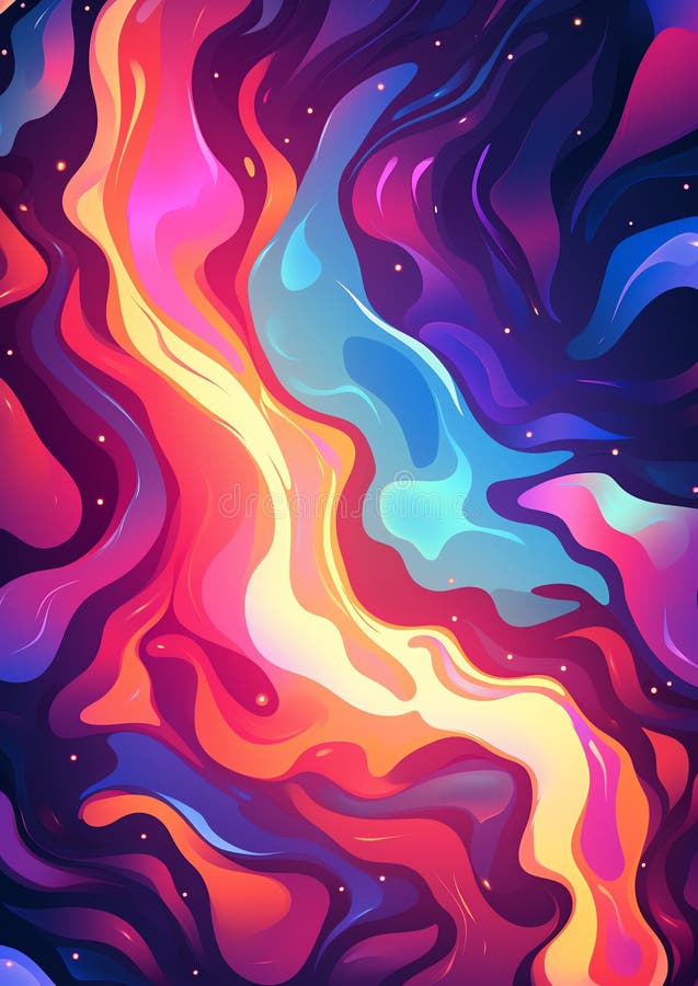 Psychedelic Lava Lamp Pattern Frame 80s Retro Nostalgic Stock ...