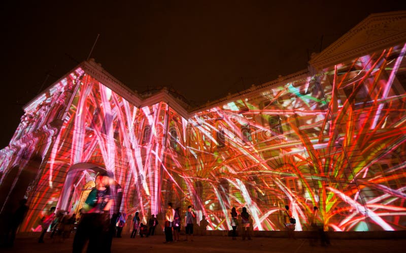 Psychedelic Light Show editorial stock photo. Image of leaves - 10128833