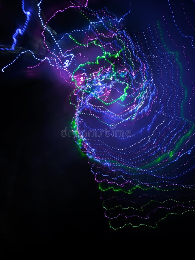 Into the Psychedelic Lights Stock Photo - Image of earth, brokeaf ...