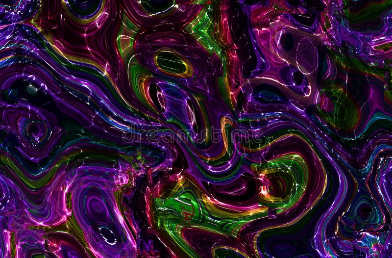 Psychedelic Liquid Composition,abstract Wave,Abstract Colorful Liquid ...