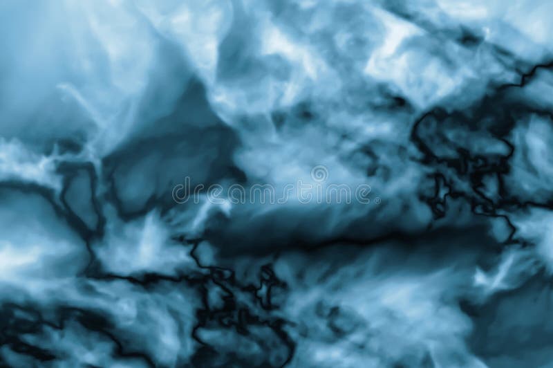 Psychedelic Marble Blue Background for Design Stock Image - Image of ...