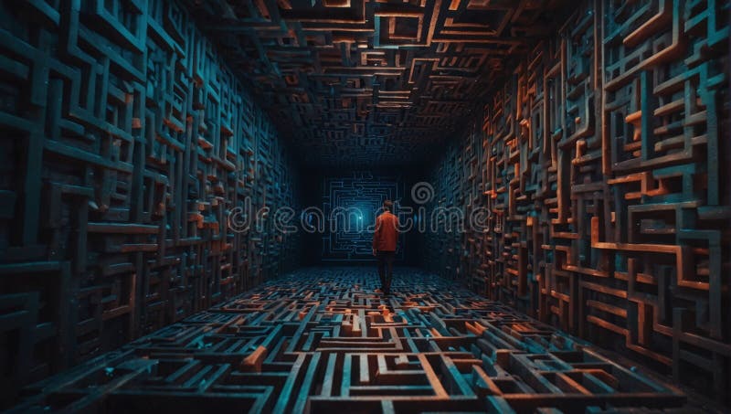 Psychedelic Mind Maze: a Man S Surreal Journey through Visual Illusions ...