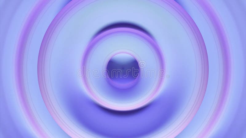 Psychedelic Movement of Circular Waves on Surface of Liquid. Design ...