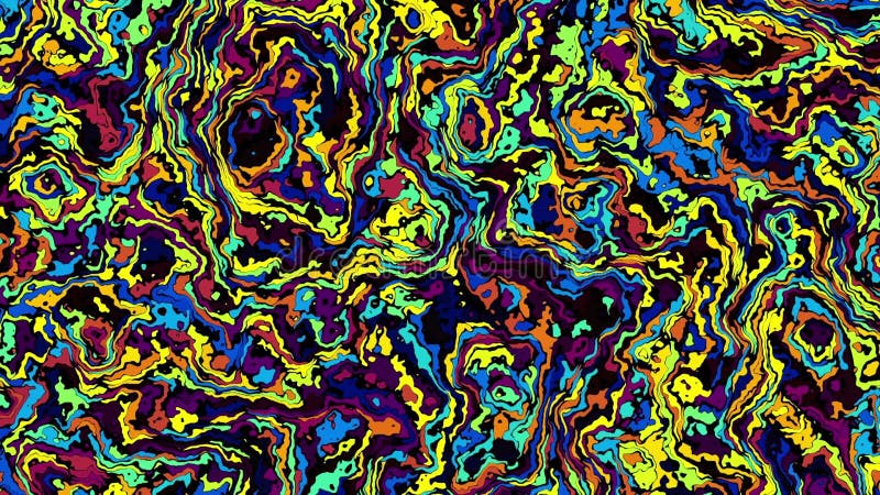 Psychedelic Moving Background Stock Footage - Video of design, vibrant ...
