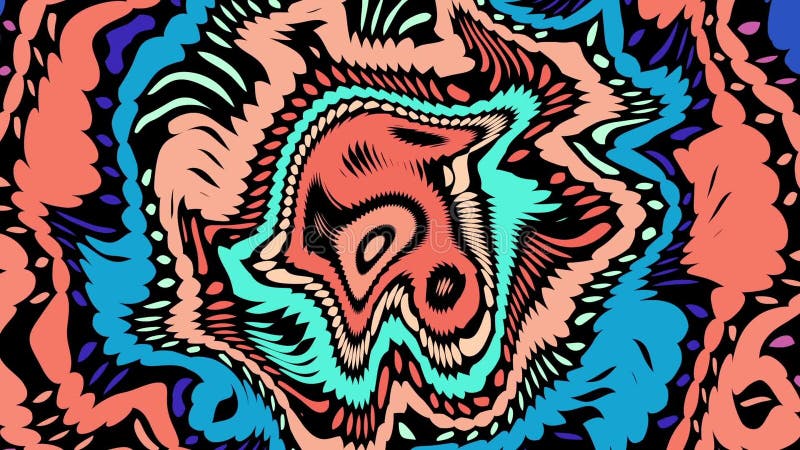 Psychedelic Moving Background Stock Footage - Video of pattern, fractal ...