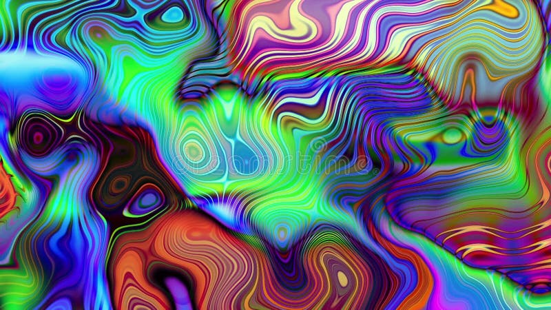 Psychedelic Moving Background Stock Footage - Video of pattern, design ...