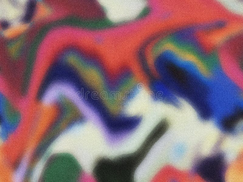 Psychedelic Multicolor Lo-fi Grainy Gradient Textures. Colorful ...