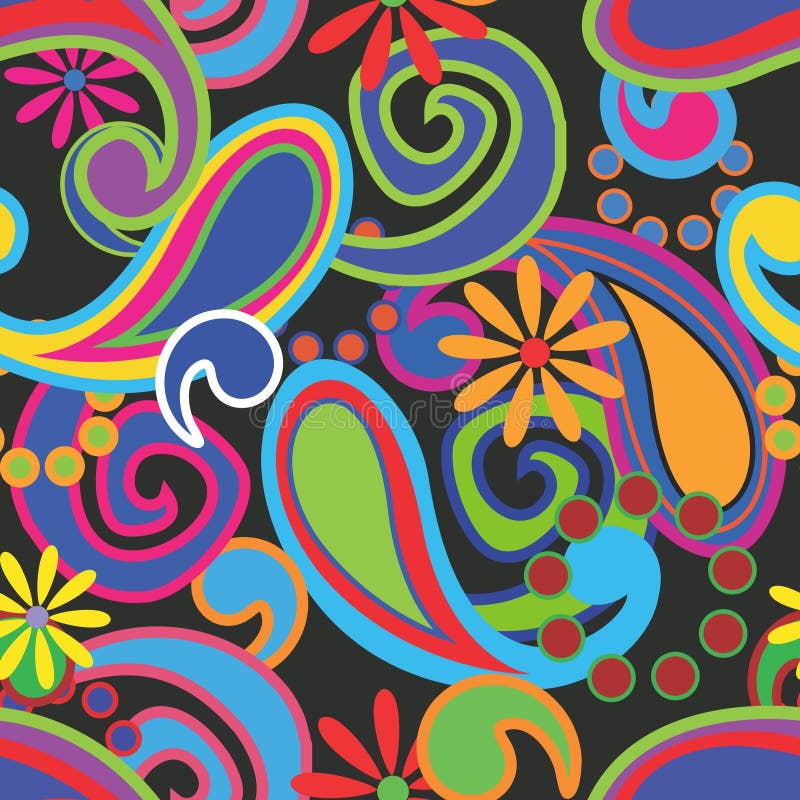 Psychedelic Nature stock vector. Illustration of drawings - 40710213