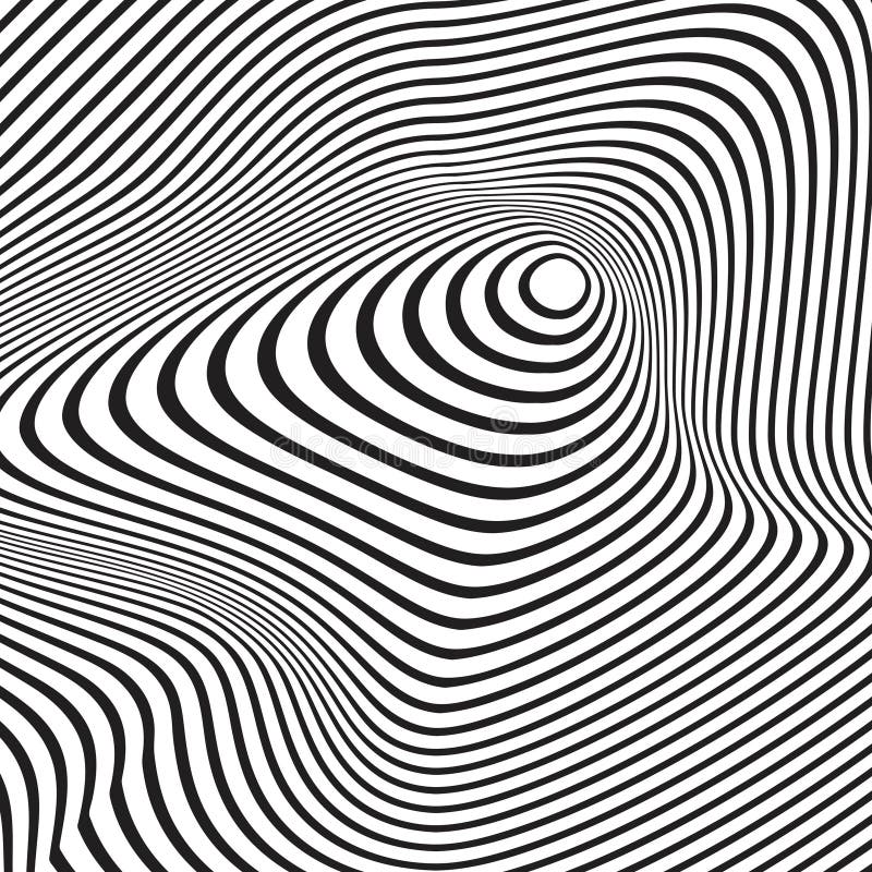 Curvy Concentric Circles Stock Illustrations – 605 Curvy Concentric ...