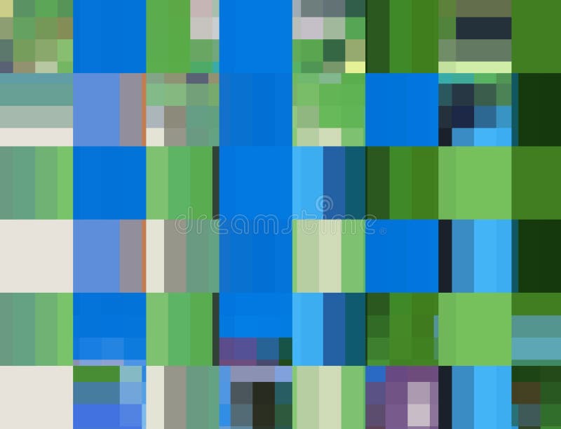 Pixels Textured Banner. Abstract Colorful Pixel Background. Old Video ...