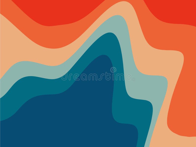 Psychedelic Retro Groove Background Stock Vector - Illustration of ...
