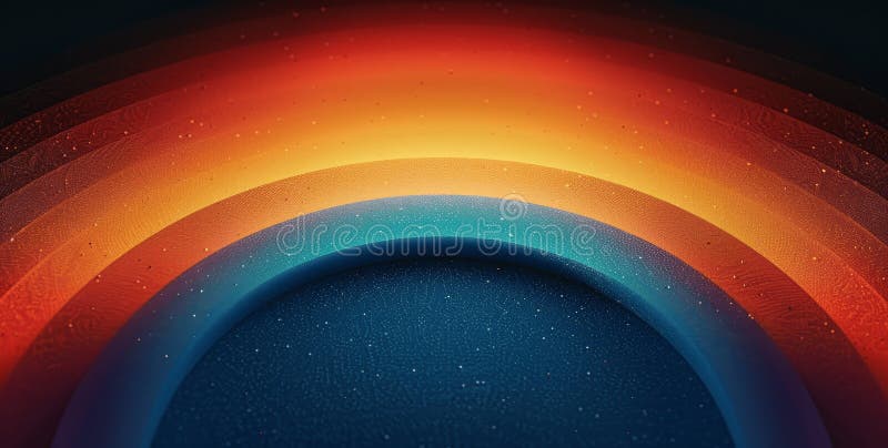 Psychedelic Retro Rainbow Gradient on Black Background Stock Image ...