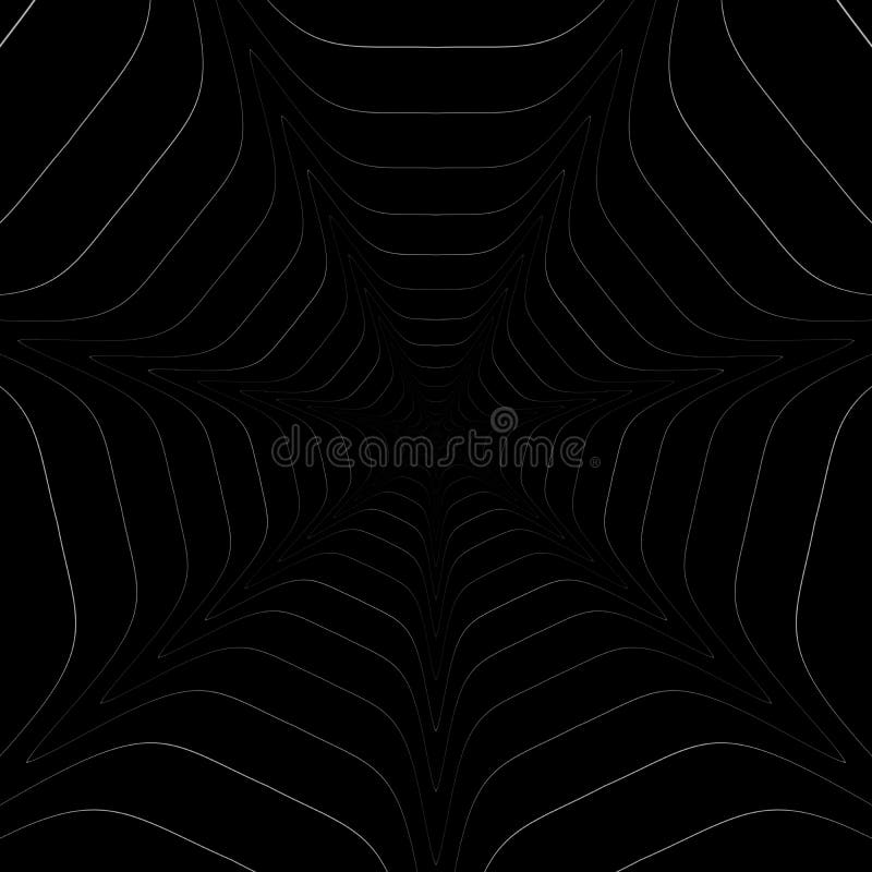Psychedelic Spider Web Design in Light and Dark Shadows. Popular ...