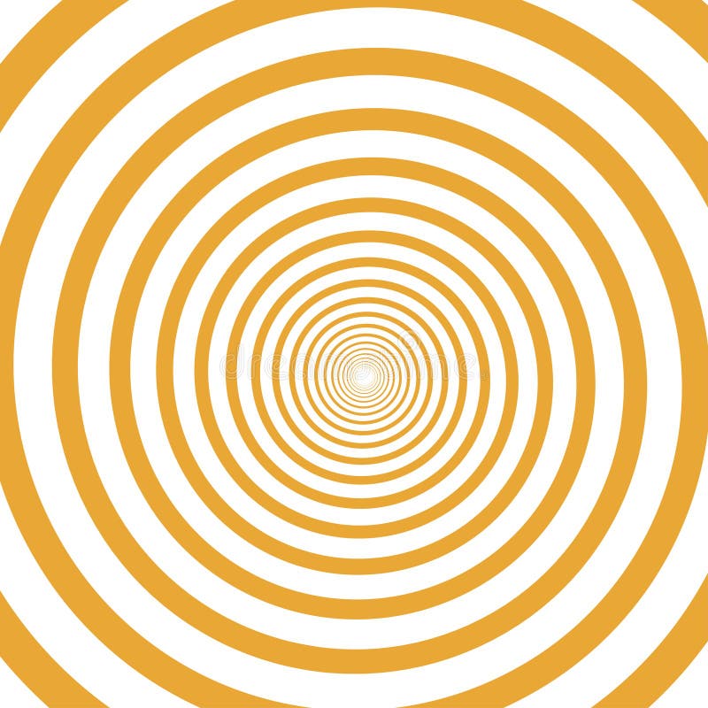 Psychedelic Spiral with Radial Rays. Hypnotic Spiral Stock Vector ...