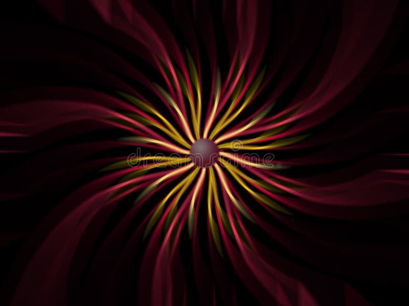 Psychedelic Spiralling Abstract Helics Stock Illustration ...