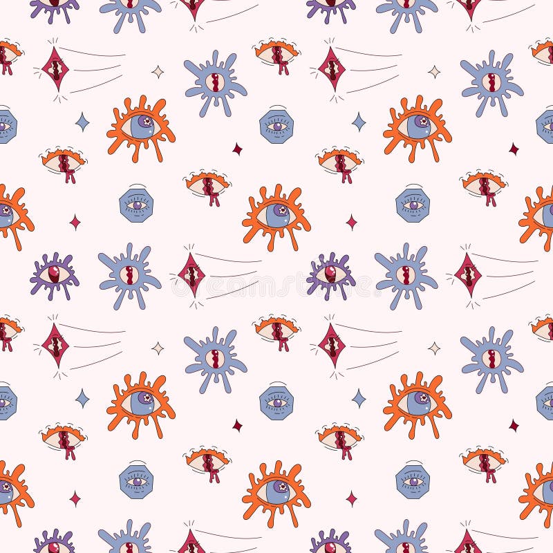 Psychedelic Style Cute Trendy Pattern, Psychedelic Pattern, Psychedelic ...