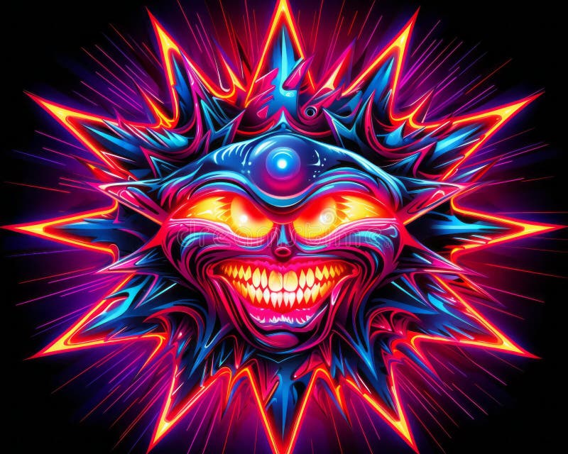 Psychedelic Sun Stock Illustrations – 9,108 Psychedelic Sun Stock ...