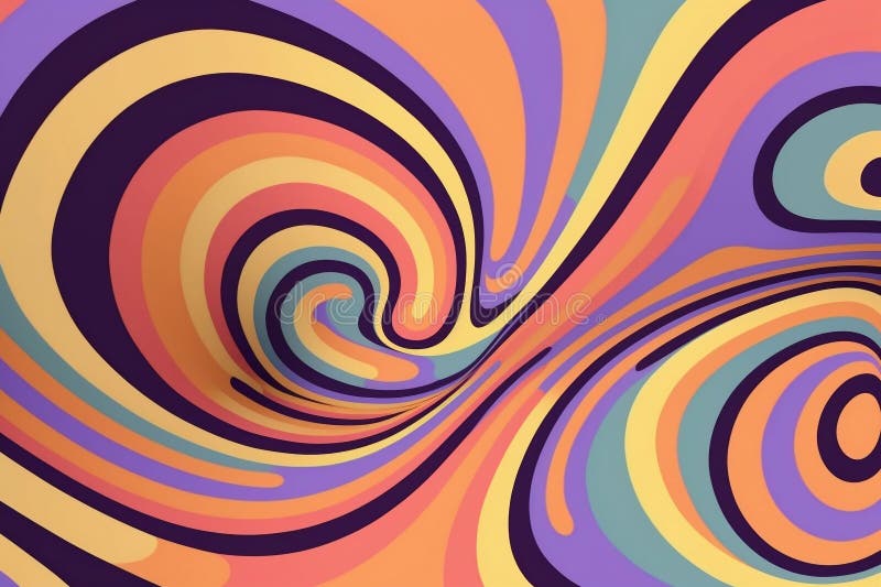 Psychedelic Swirl Pattern Psychedelic Swirl Pattern Royalty Free