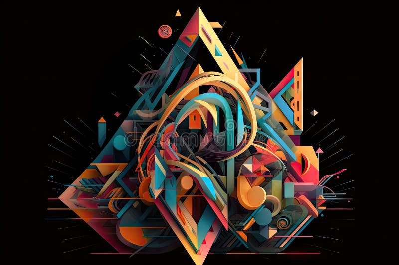 Psychedelic Typography and Lettering Design with Bold Colors and ...