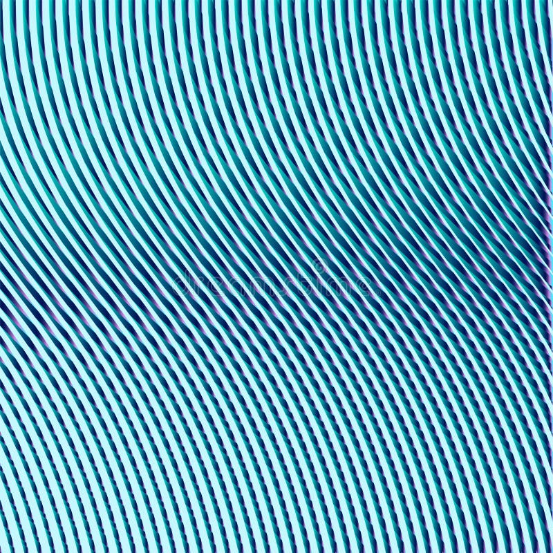 Calm Psychedelic Smooth Lines Symmetrical Abstract Moire Texture. Stock ...